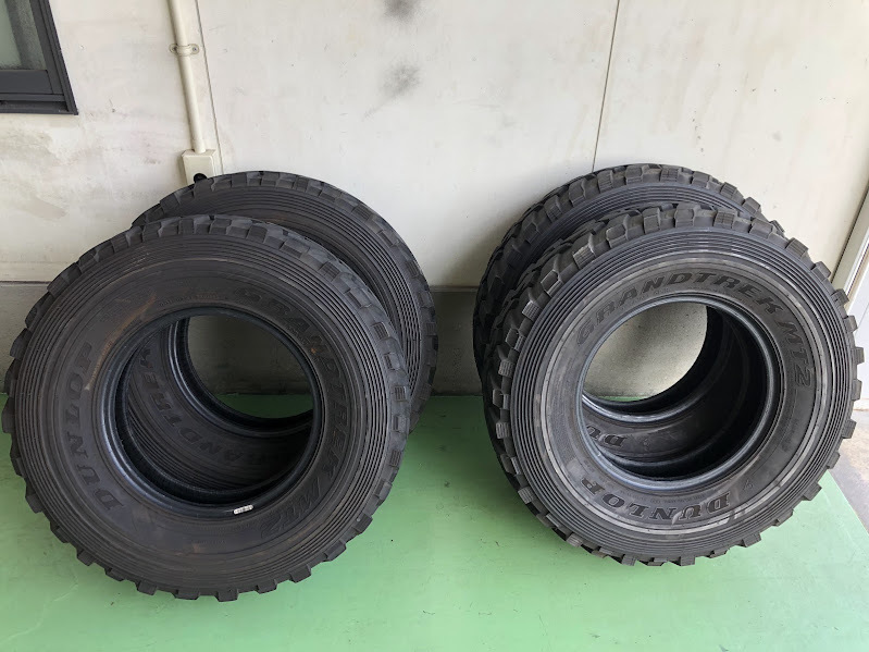 Yahoo!オークション - ダンロップ グラントレックMT2 ナロー 7.50R16 6...