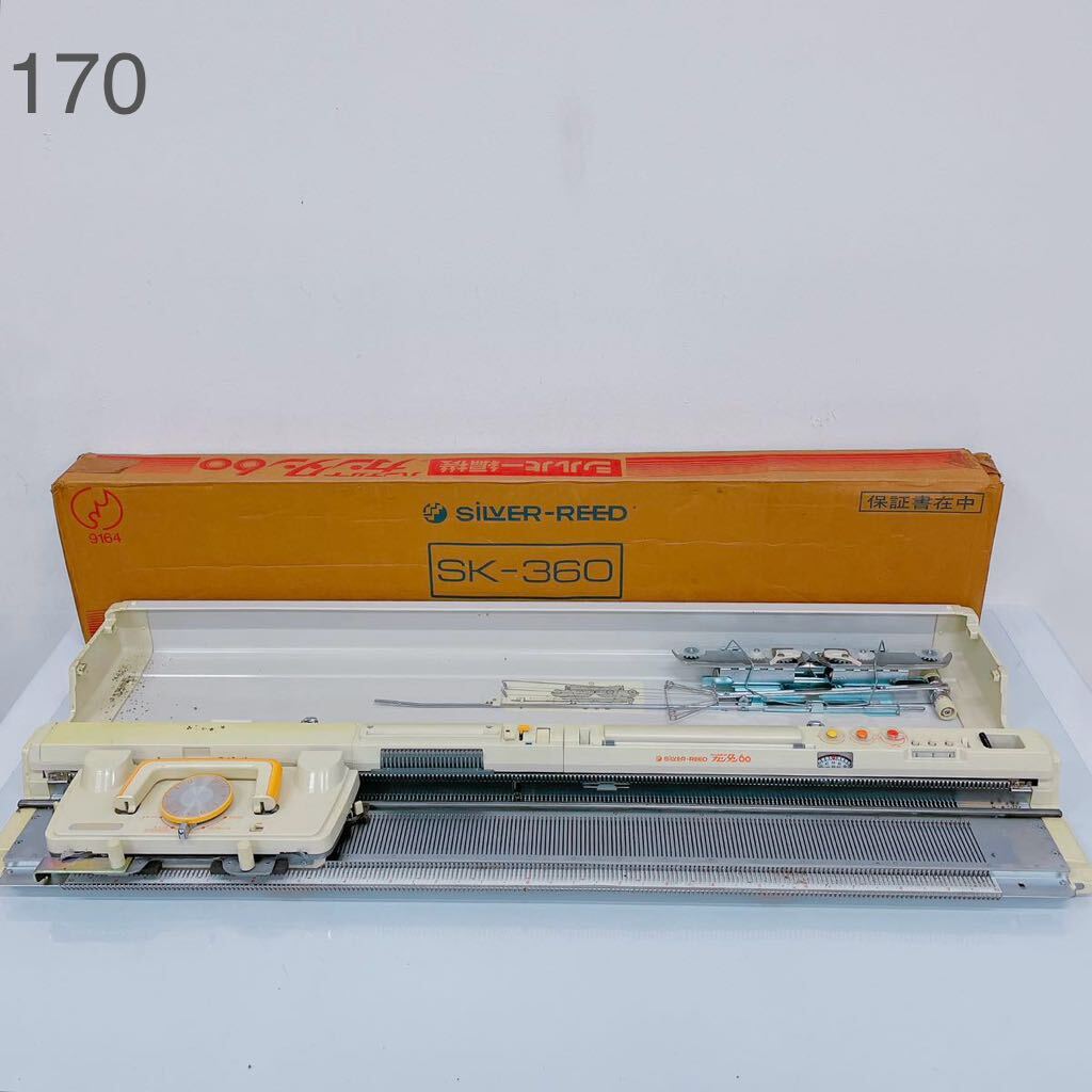 Yahoo!オークション - 6D067 silver シルバー 編み機 編み物 SK-360 手...