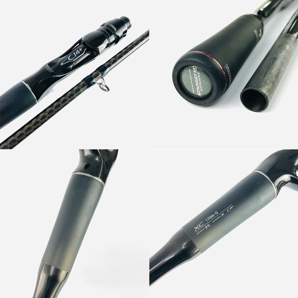 Yahoo!オークション - シマノ×ジャッカル ポイズングロリアス XC 170M-...