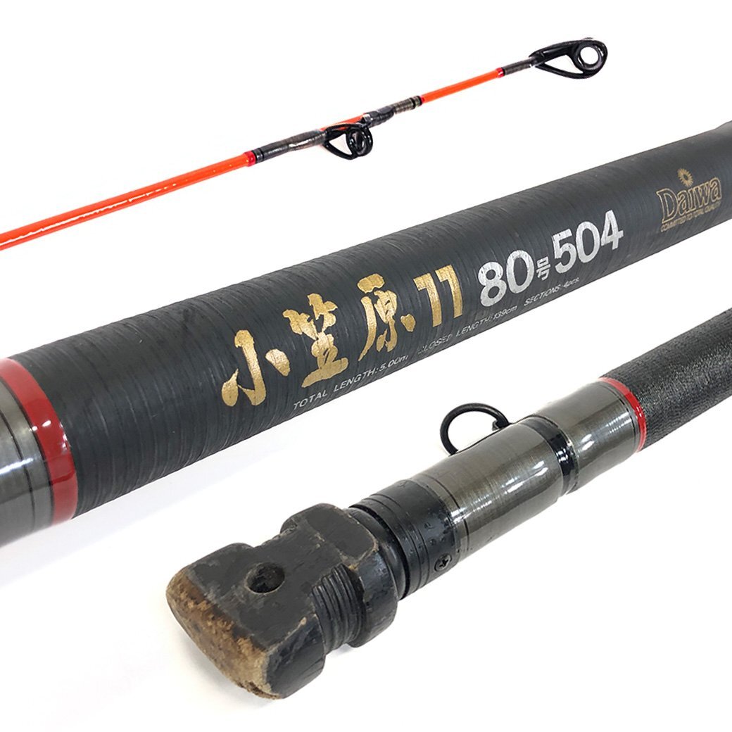Yahoo!オークション - K ダイワ 小笠原11 80号 504 日本製 磯竿 4ピー...