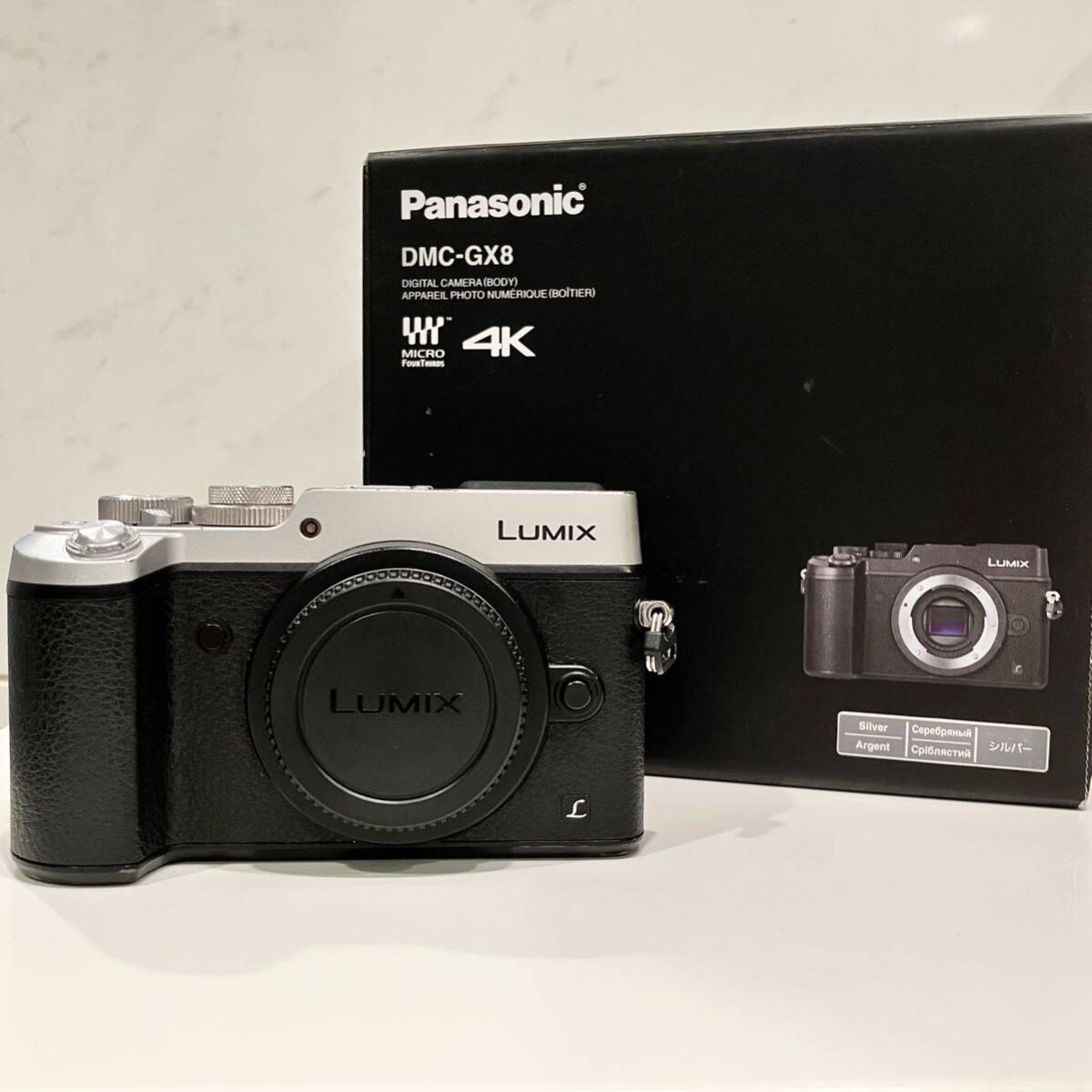 Yahoo!オークション - Panasonic Lumix GX8 ボディ シルバー DMC-GX8-S...