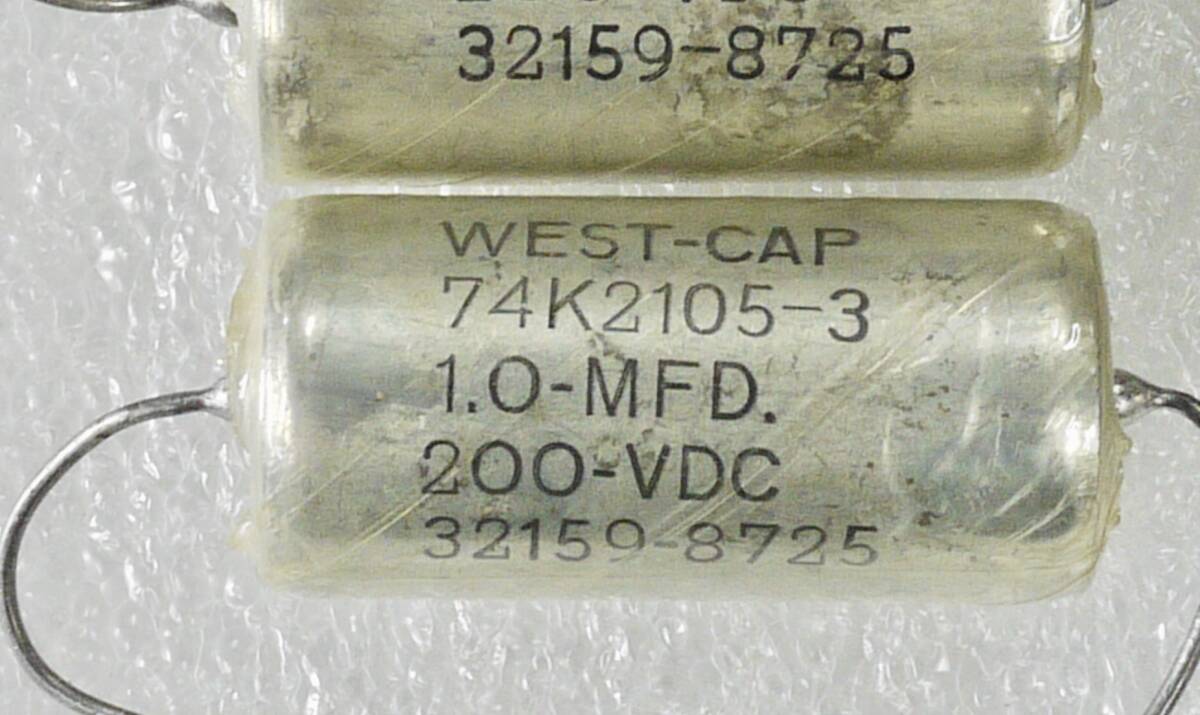 Yahoo!オークション - WEST CAP コンデンサー 1.0μF / 200VDC 未使用...