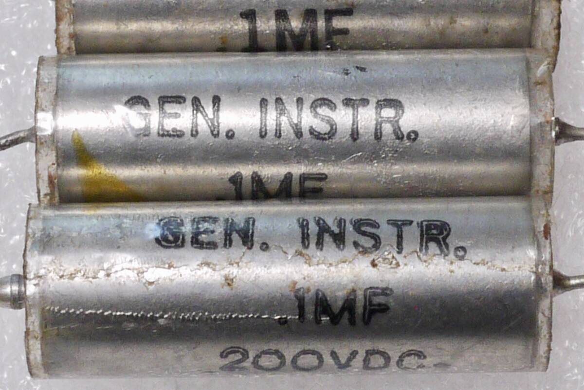 Yahoo!オークション - GEN. INSTR. オイルコンデンサー 0.1μF 200V 中...