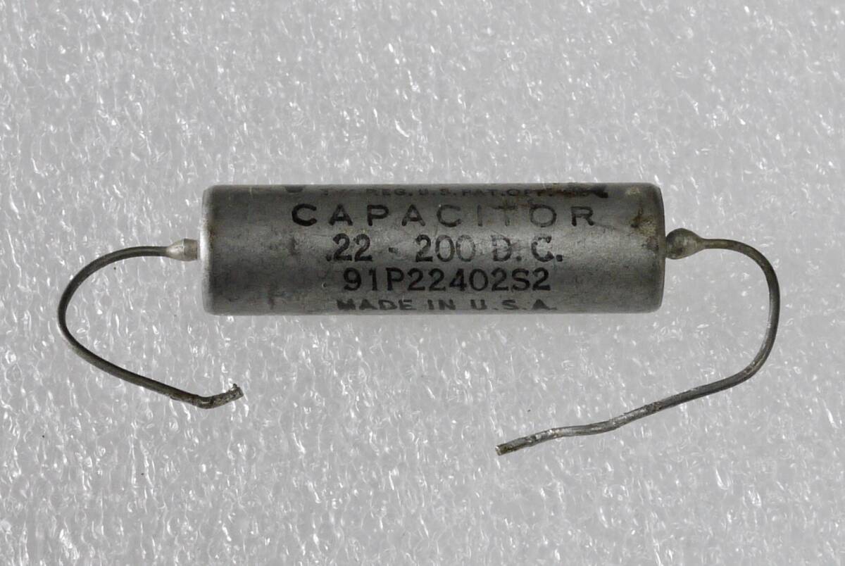 Yahoo!オークション - SPRAGUE VITAMIN Q スプラグ コンデンサー 0.22...