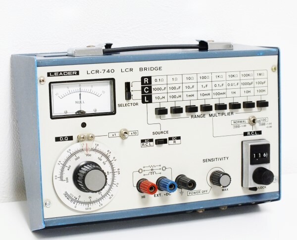 Yahoo!オークション - LEADER LCR測定器 BRIDGE LCR-740