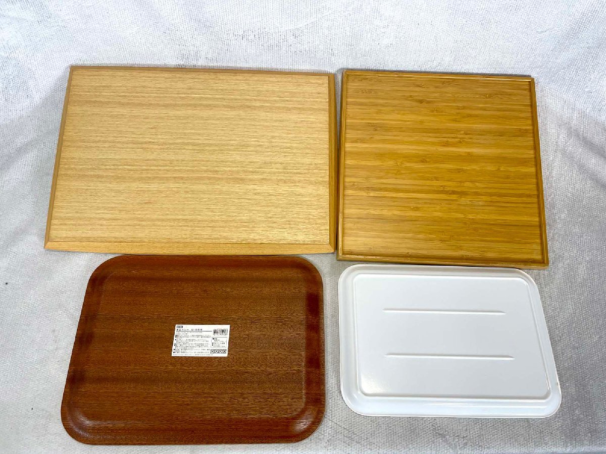 Yahoo!オークション - 【福岡】キッチン雑貨 トレイ アソート お盆 ニ...