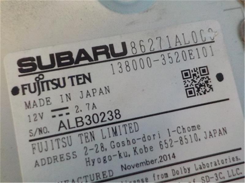 Yahoo!オークション - スバル 純正 レガシィ 《 BS9 》 カーナビゲーシ...