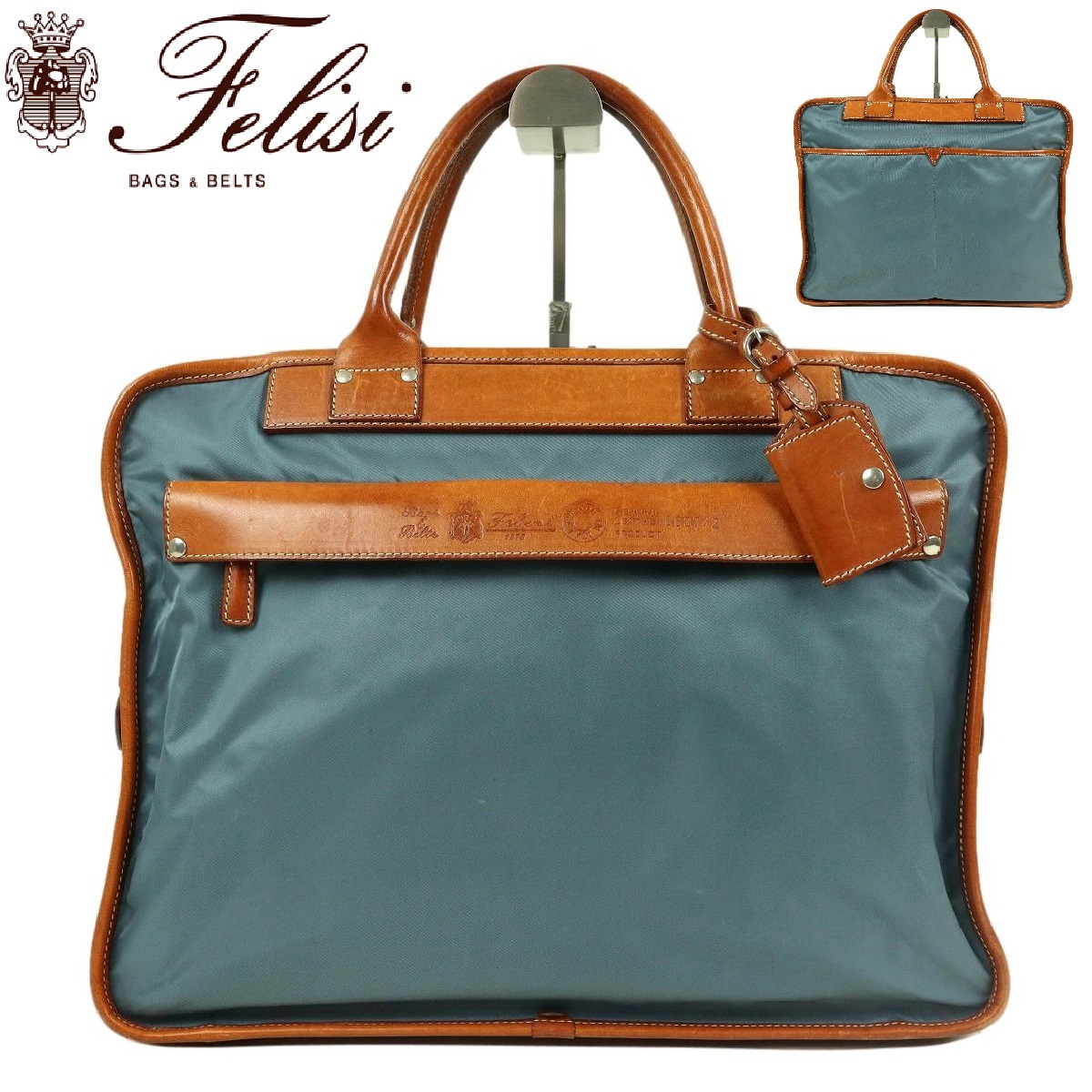 Yahoo!オークション - 【S3246】【美品】Felisi フェリージ ビジネスバ...