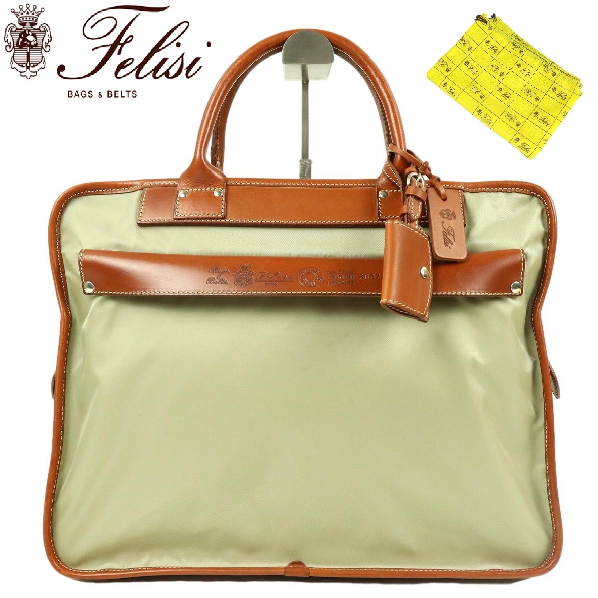 S3250 極 Felisi フェリージ ビジネスバッグ ブリーフケース 書類カバン レザー×ナイロン 8637/2(ブリーフケース、書類かばん)｜売買されたオークション情報、yahooの商品 ...