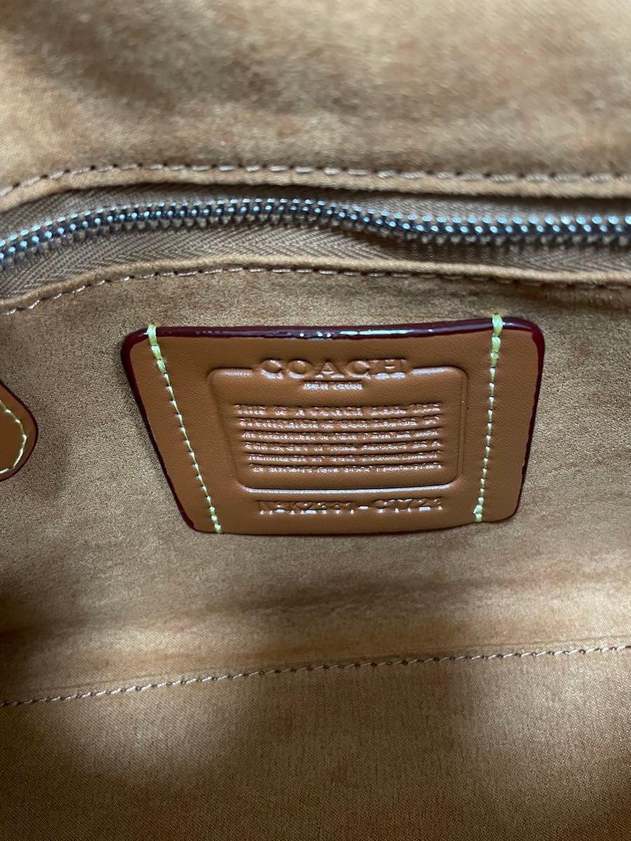 新品】COACH コーチ カーゴ タビー ショルダーバッグ レザ ー 新品】COACH コーチ カーゴ タビー ショルダーバッグ レザ ー