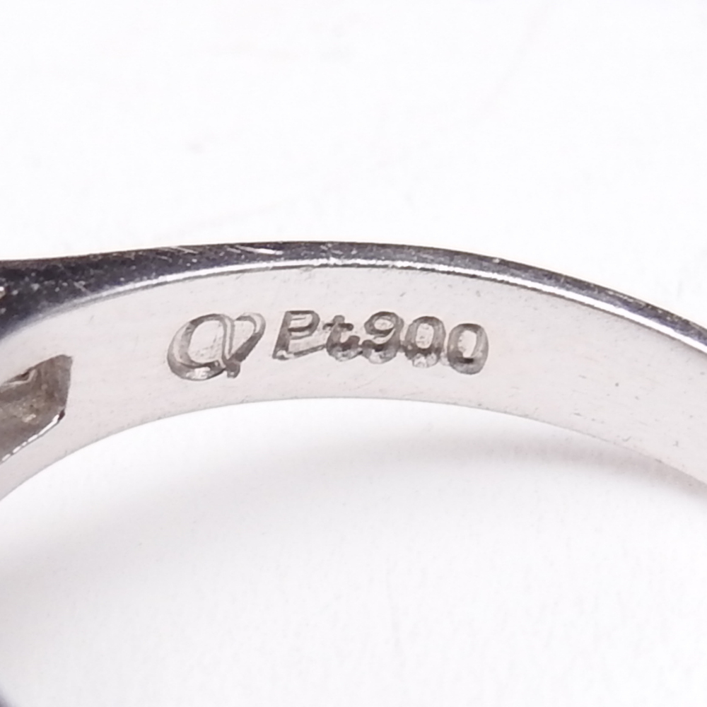 Yahoo!オークション - 【希少品】PT900 プラチナ クレサンベール ア...