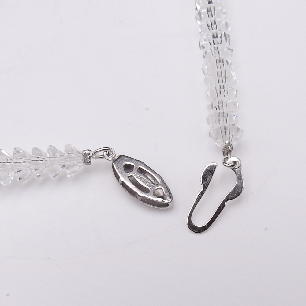 Yahoo!オークション - 水晶 GSILVER刻印 パワーストーン グラデーショ...