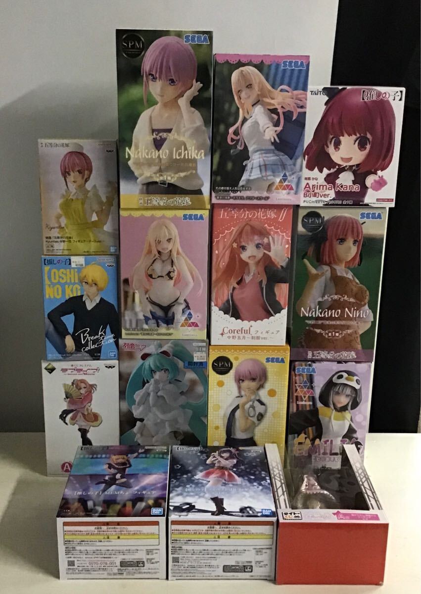 日本代購代標第一品牌【樂淘letao】－41【開封済あり】初音ミク 推しの子 五等分の花嫁 他 美少女フィギュア プライズ景品 くじ景品 まとめ (140)