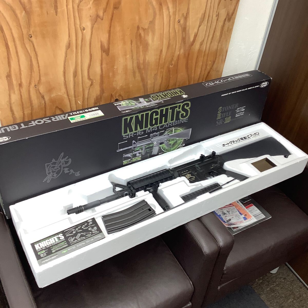 Yahoo!オークション - 東京マルイ KNIGHTS SR-16 M4 CARBIN 電動ガン ...