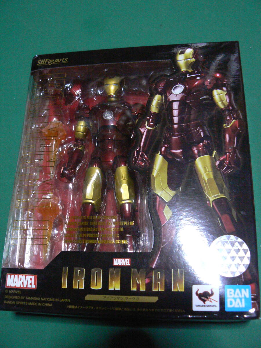Yahoo!オークション - S.H.Figuarts アイアンマン マーク3 MARVEフィギ...
