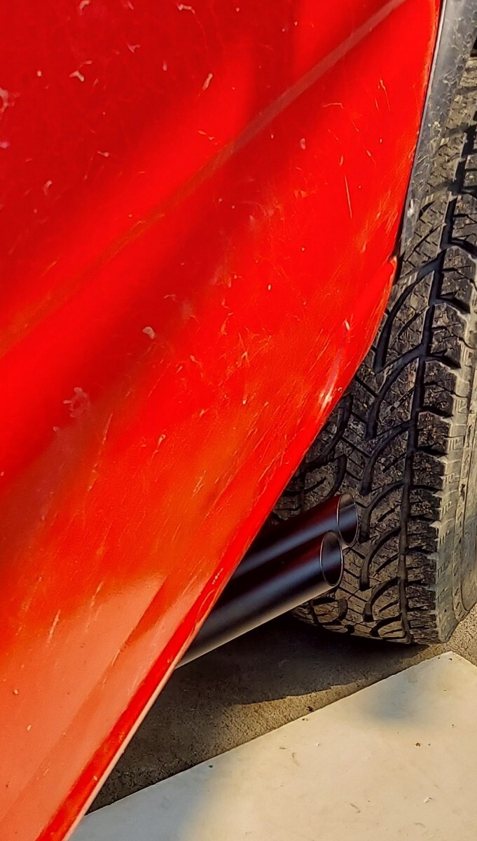 Yahoo!オークション - ジムニーJB23サイド出しマフラー ハス切り