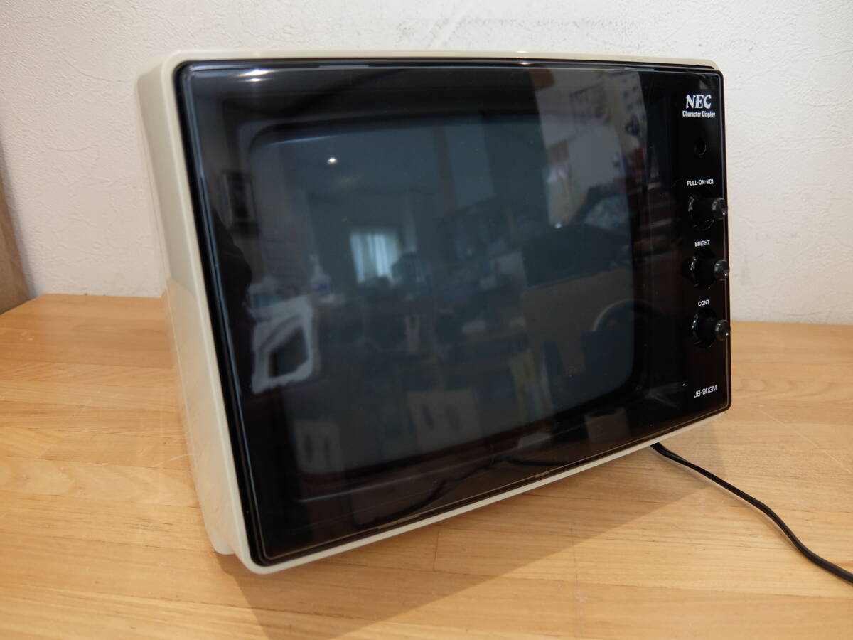 Yahoo!オークション - NEC キャラクタディスプレイ 9インチCRT グリー...