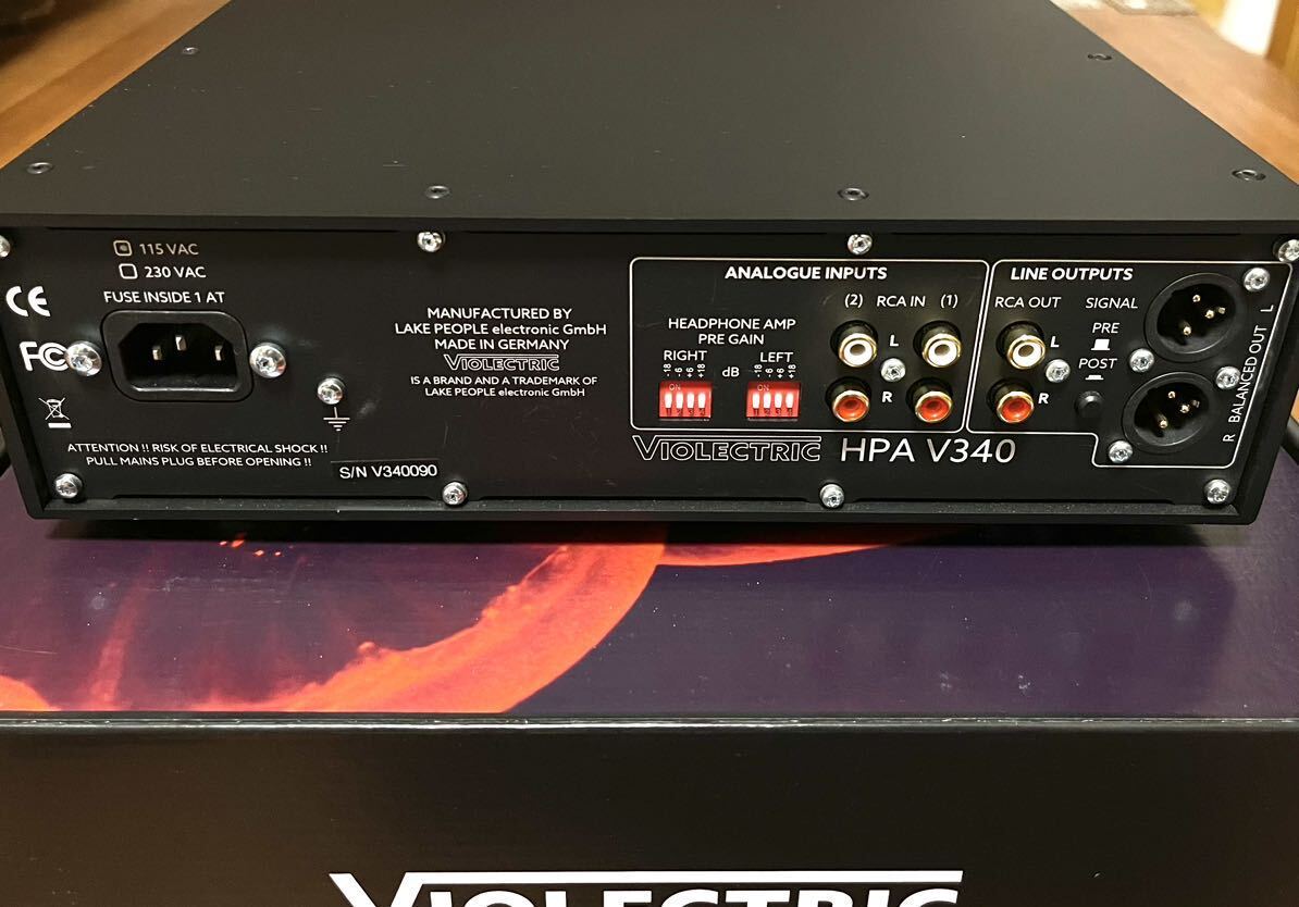Yahoo!オークション - Violectric HPA V340 ヘッドホンアンプ バイオレ...