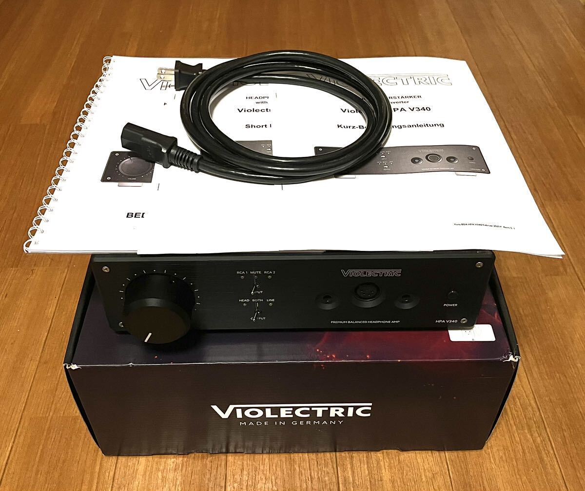 Yahoo!オークション - Violectric HPA V340 ヘッドホンアンプ バイオレ...