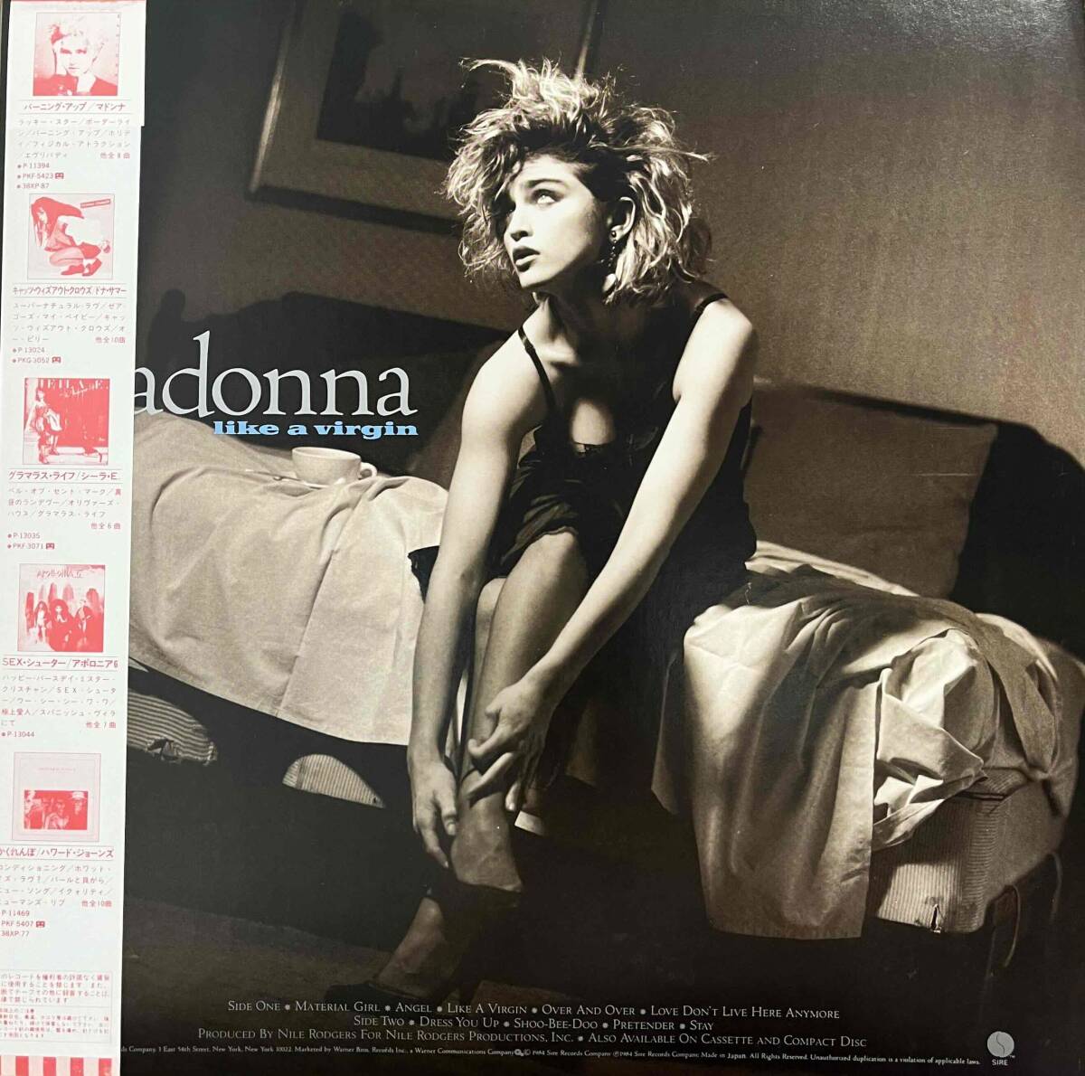 Yahoo!オークション - LP 80's/New Wave/Madonna/Like A Virgin/Sire P...
