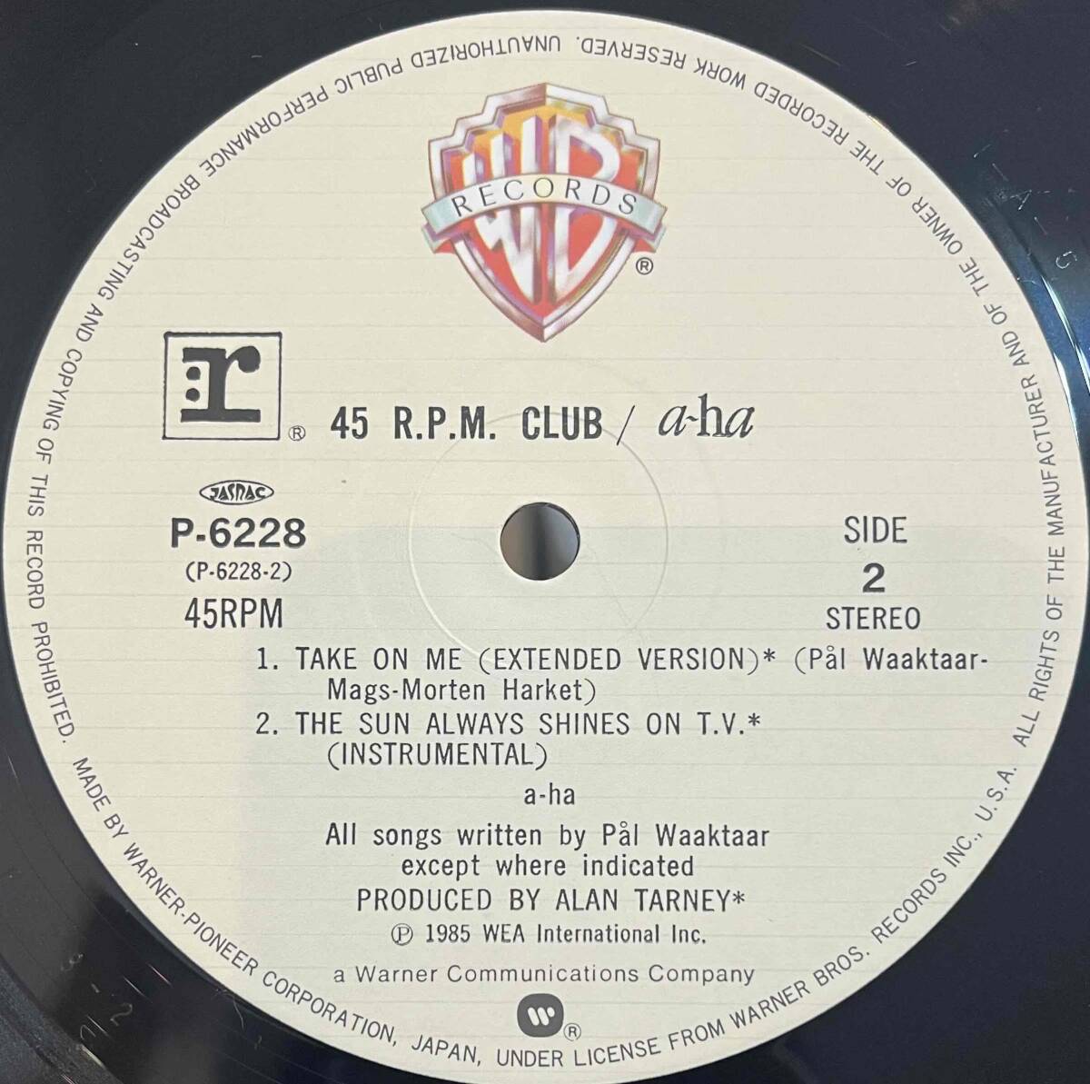 Yahoo!オークション - LP 80's/New Wave/a-ha/45 R.P.M. Club/Warner B...