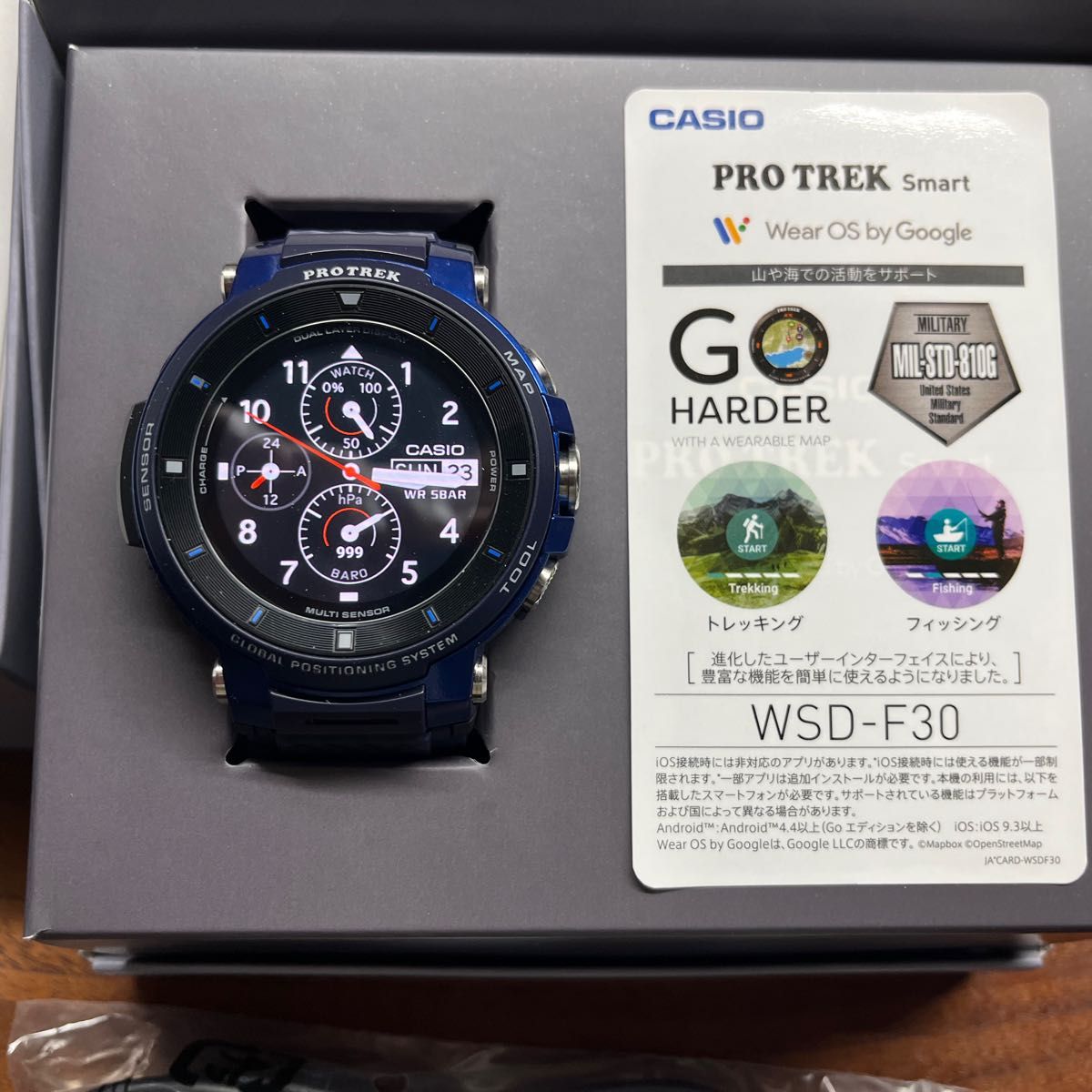 超美品) CASIO PROTREK WSD-F30-BU｜Yahoo!フリマ（旧PayPayフリマ）