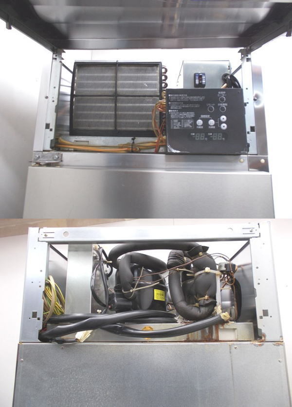 Yahoo!オークション - ホシザキ 縦型2ドア冷凍冷蔵庫 HRF-63ZT 630×65...