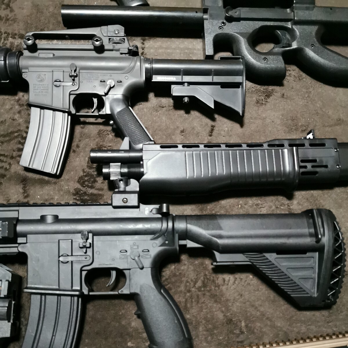 Yahoo!オークション - 【ジャンク】東京マルイ P90 M4 ショットガン ス...