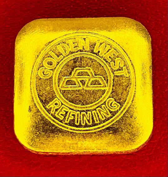 Yahoo!オークション - 古銭 1オンス Golden West Refining 金塊 金貨 ...