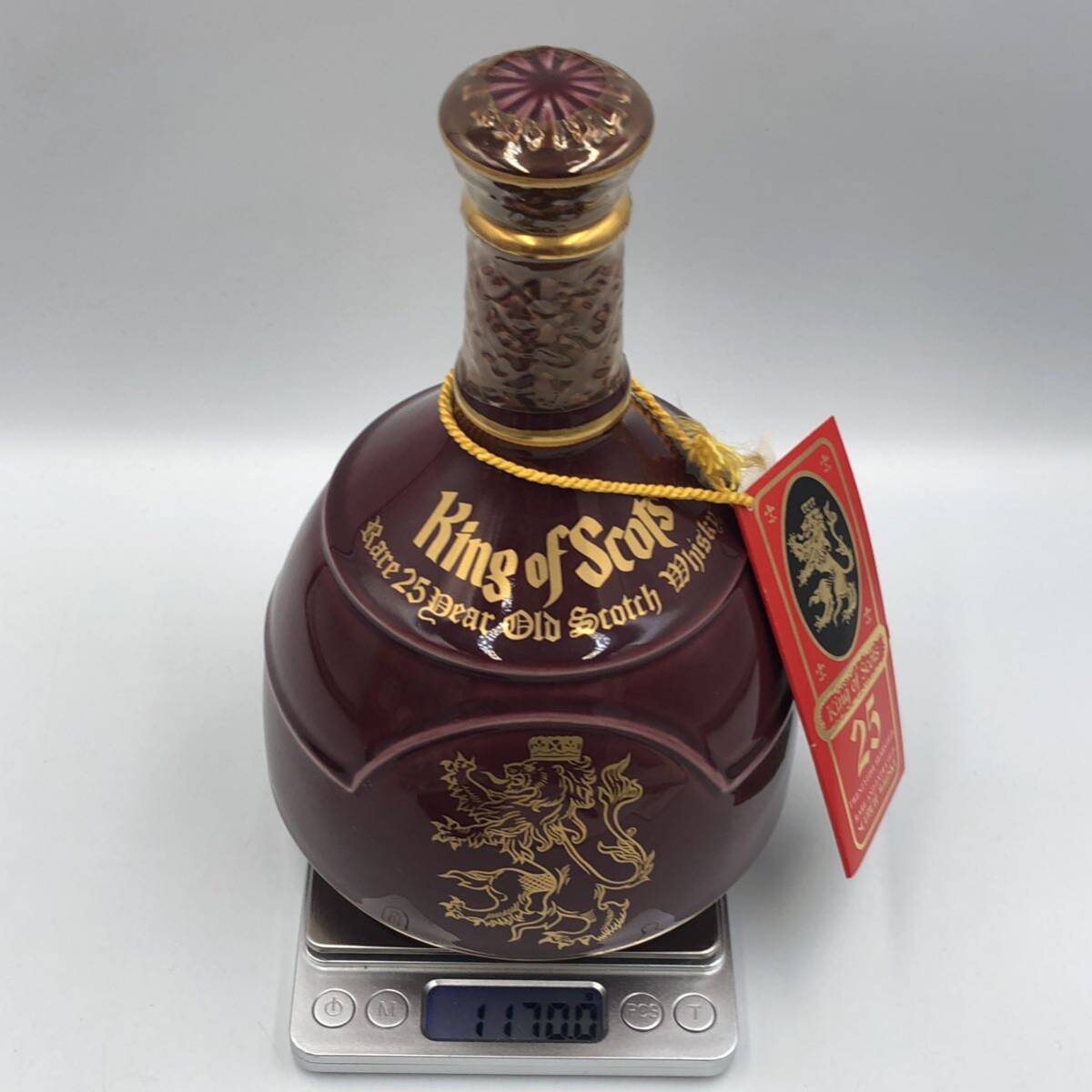 Yahoo!オークション - 6.7 KI-B3372 未開栓 キング オブ スコッチ 25年...