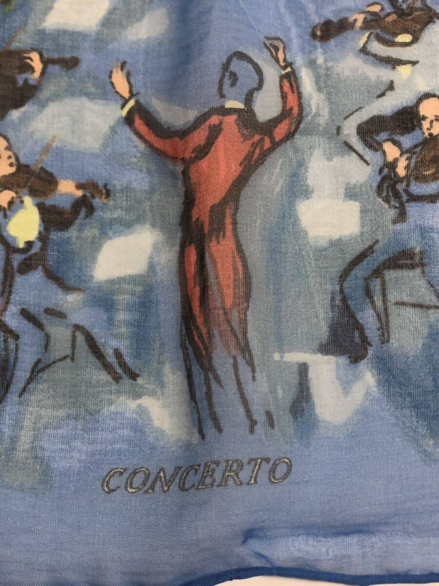 超美品 プチカレ CONCERTO エルメス ミニスカーフ コンチェルト 超美品 プチカレ CONCERTO エルメス ミニスカーフ コンチェルト