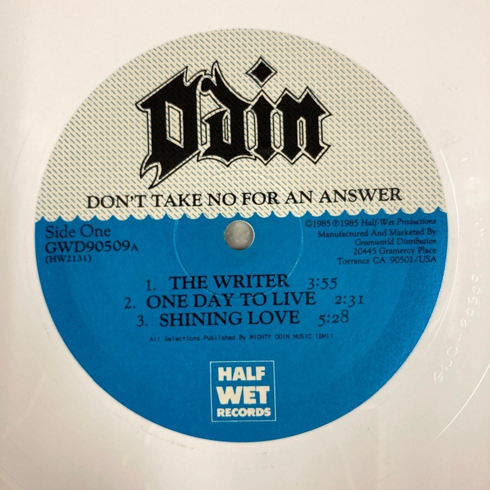 Yahoo!オークション - ODIN / DON'T TAKE NO FOR AN ANSWER (US-ORIGINAL)