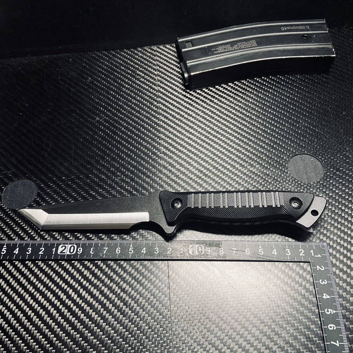 Yahoo!オークション - 刃厚5mm 244g重量感 超高品質 サバイバルナイフ ...