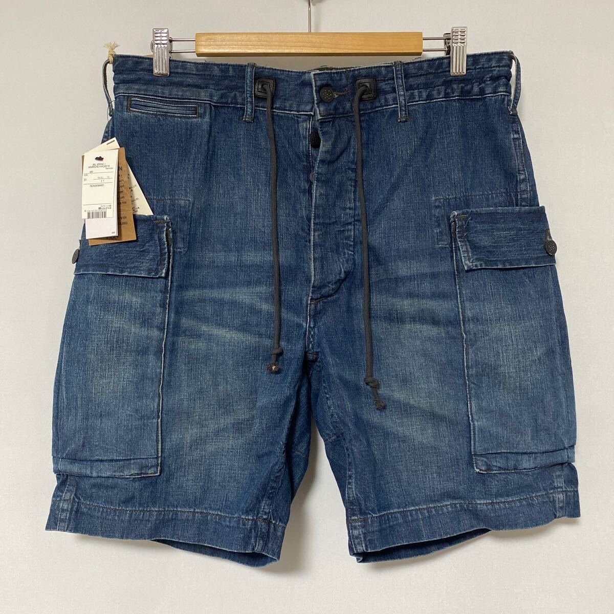 Yahoo!オークション - 新品 定価45100 24 ss RRL MILNOR DENIM CARGO S...