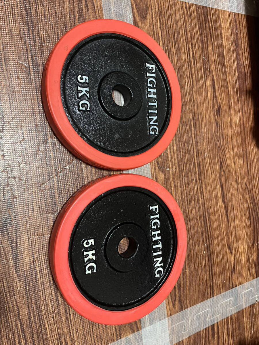 Yahoo!オークション - FIGHTING ROAD 5kg×2 総重量10kg ダンベル