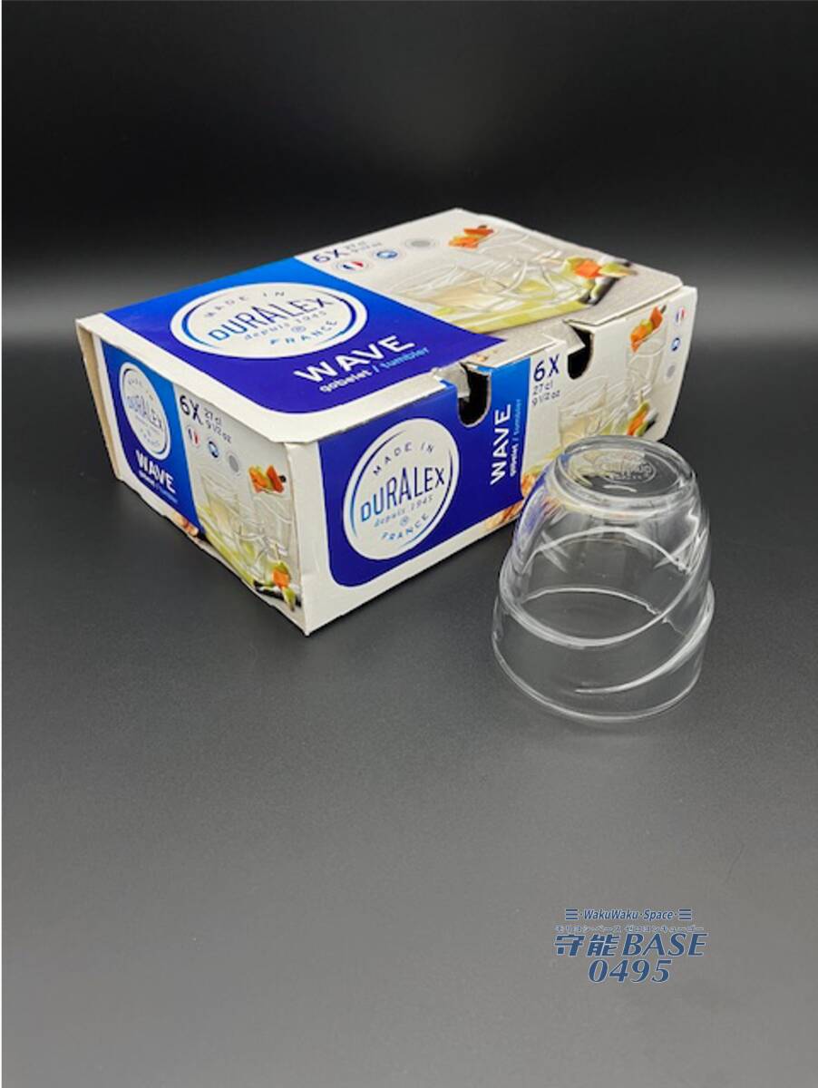 Yahoo!オークション - Duralex デュラレックス ウェーヴ 270cc 6個セッ...