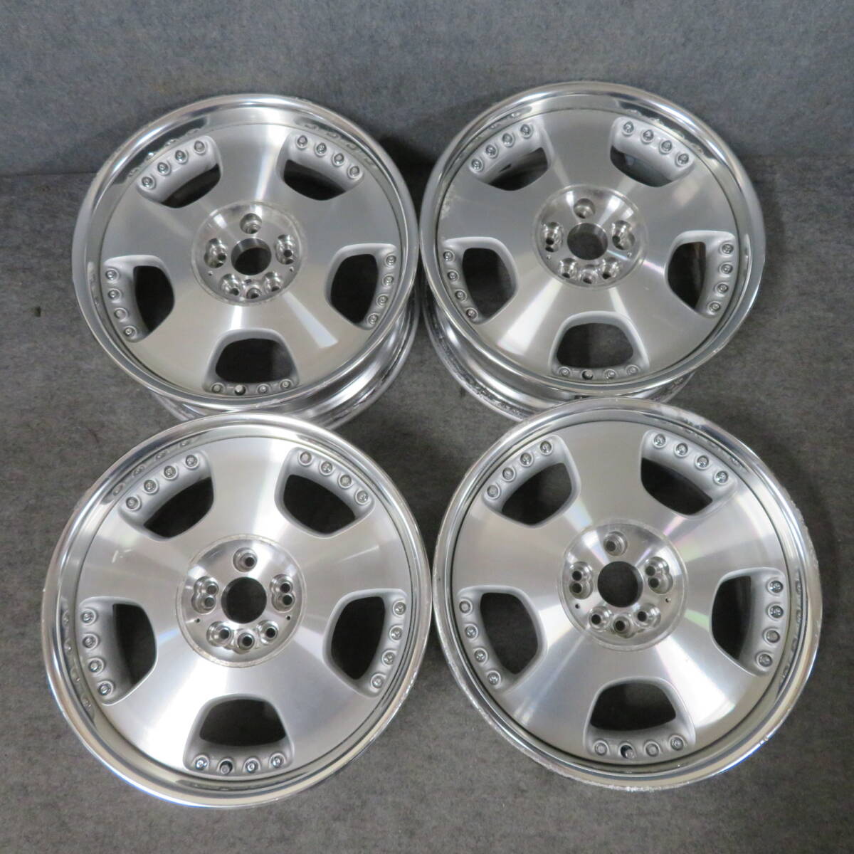 Yahoo!オークション - WORK 17×7J+32 17×7J+25 4/5H/100 4本 セン...