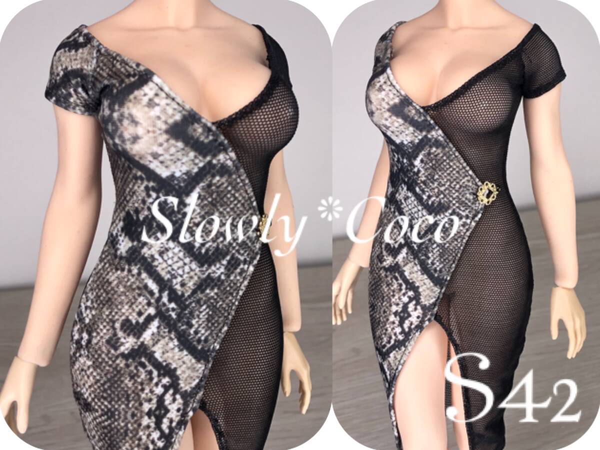 Yahoo!オークション - ・ 1/6 ファイセンS42 . ・ カシュクールワンピ