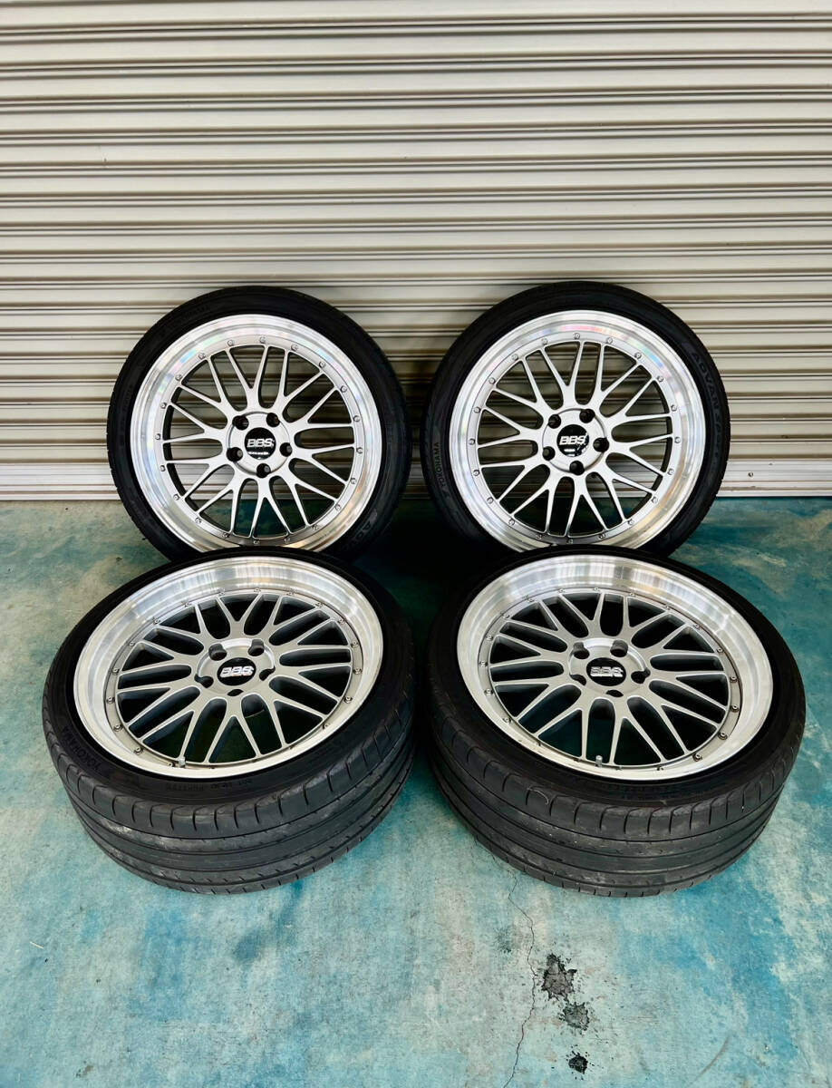 BBS LM アルミ鍛造 20インチ BMW PCD120 ADVAN Sport V105 タイヤ付 4本セット 1円(ラジアルタイヤ)｜売買されたオークション情報、yahooの商品情報を ...