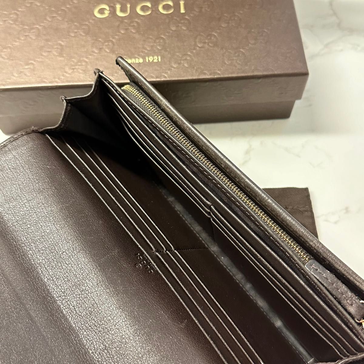 新品同様 グッチ GUCCI 財布 長財布 GGキャンバス 新品同様 グッチ GUCCI 財布 長財布 GGキャンバス