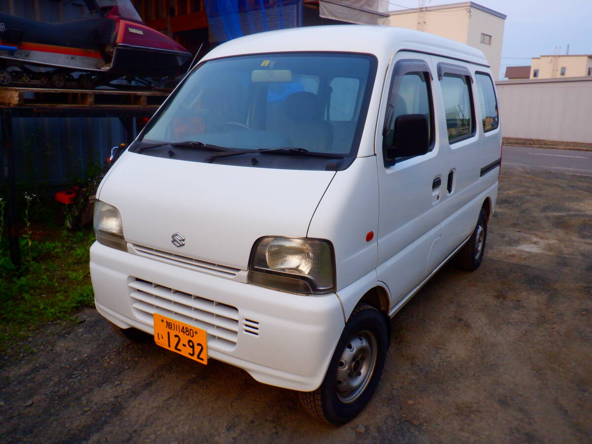 Yahoo!オークション - エブリイ バン 距離7万キロ台 切替4WD AT DA62V ...