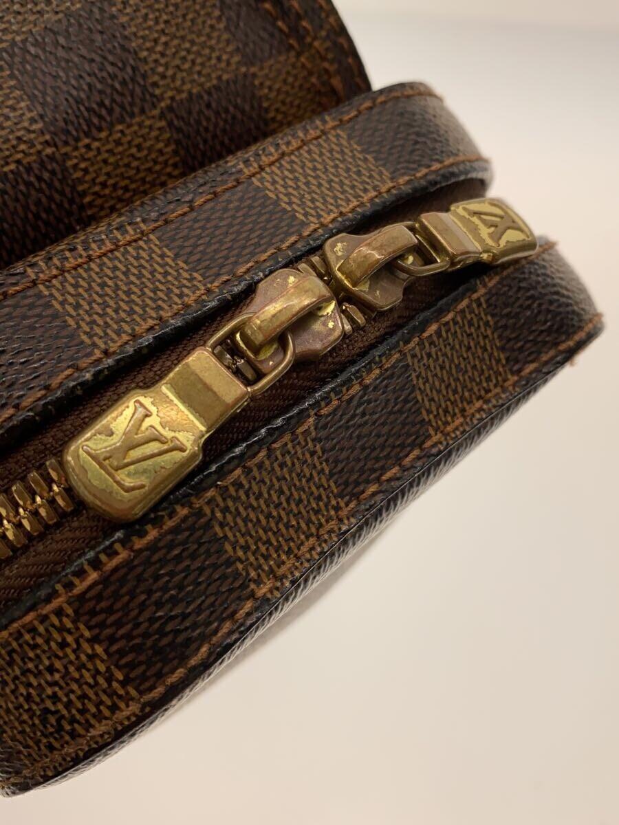LOUIS VUITTON◇ジェロニモス_ダミエ・エベヌ_BRW/PVC/BRW LOUIS VUITTON◇ジェロニモス_ダミエ・エベヌ_BRW/PVC/BRW