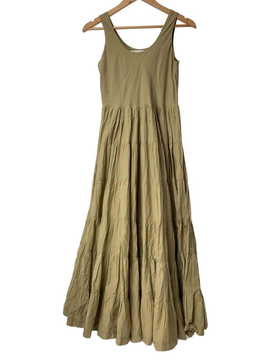 Yahoo!オークション - MARIHA ノースリーブワンピース/-/コットン/BEG