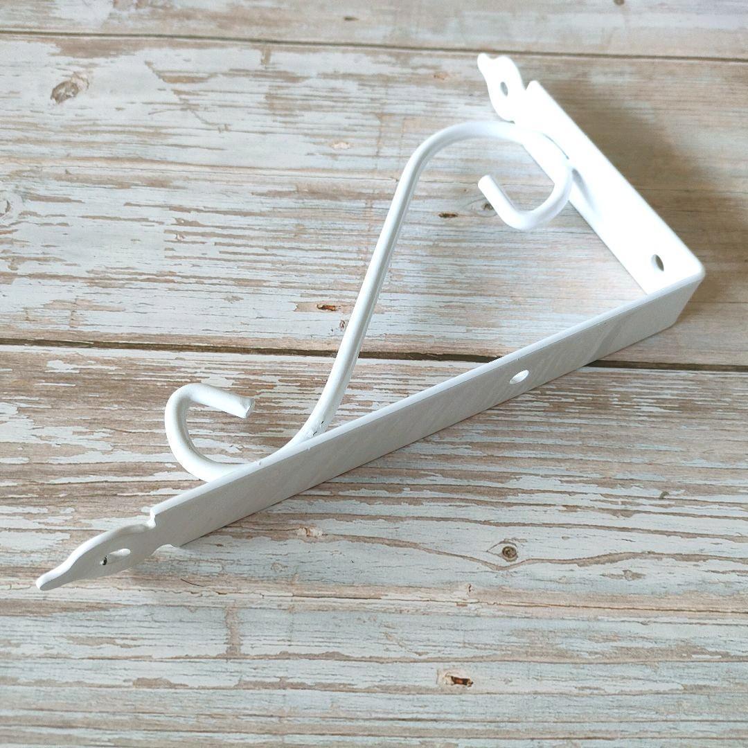 Yahoo!オークション - b009・アンティーク アイアンブラケット L型 4個...