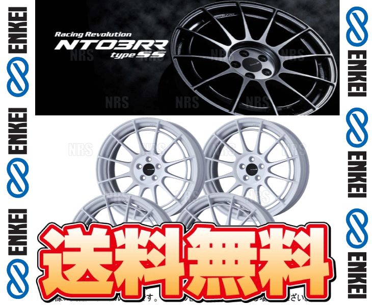 Yahoo!オークション - ENKEI エンケイ NT03RR type-SS (ホワイト/ミド...