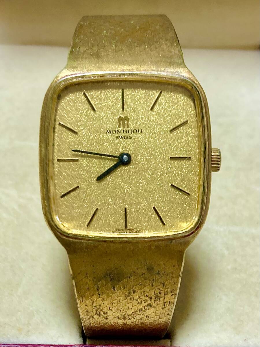 MONBIJOU ヴィンテージ 手巻き 紳士用時計 稼動品 SWISS|Yahoo MONBIJOU ヴィンテージ 手巻き 紳士用時計 稼動品 SWISS|Yahoo