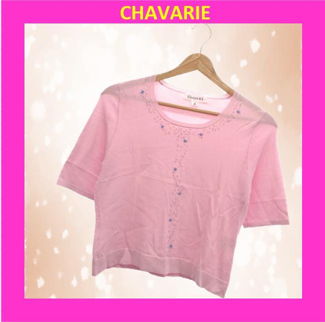 Yahoo!オークション - CHAVARIE シャバリエ トップス Tシャツ カットソ...