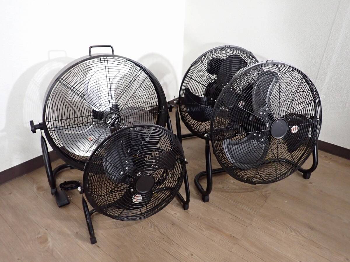 フロア扇 SUGGEST FF-30B FF-43B RCF-45AS サジェスト NAKATOMI ナカトミ 4台セット 30cm 43cm 45cm 充電ファン 扇風機 工場扇 業務用 ...