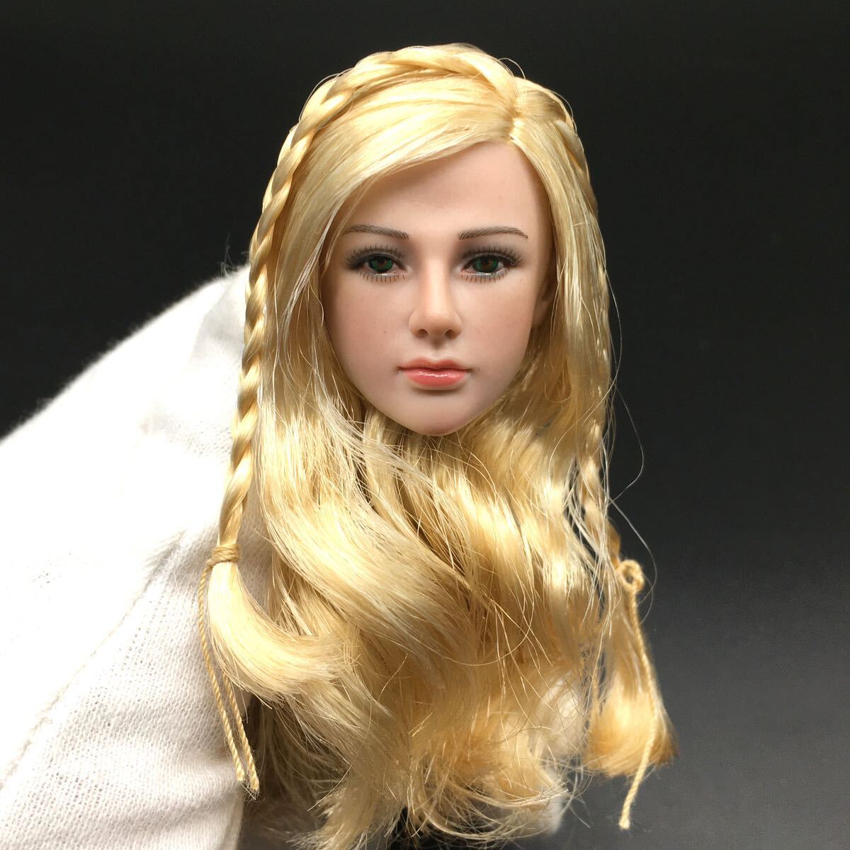 Yahoo!オークション - B265 1/6 フィギュア ヘッド 女性ヘッド 植毛タ...