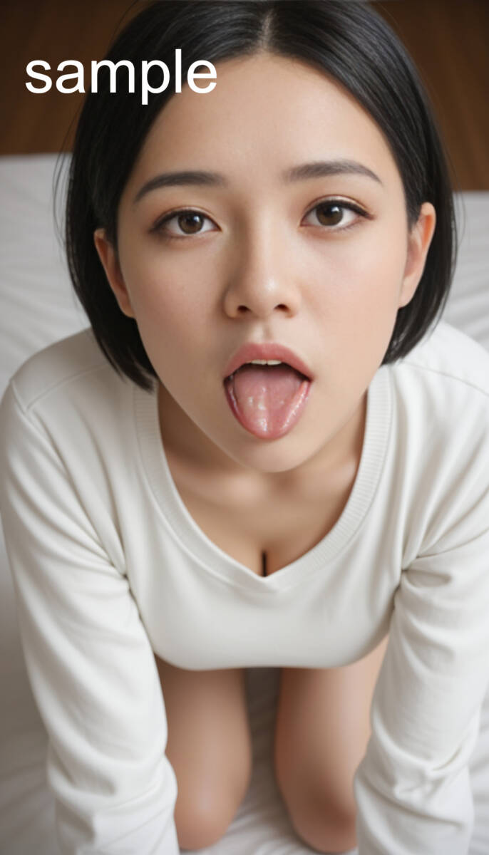 Yahoo!オークション - 【A4画像 高画質】美女 イラスト ショートカット...